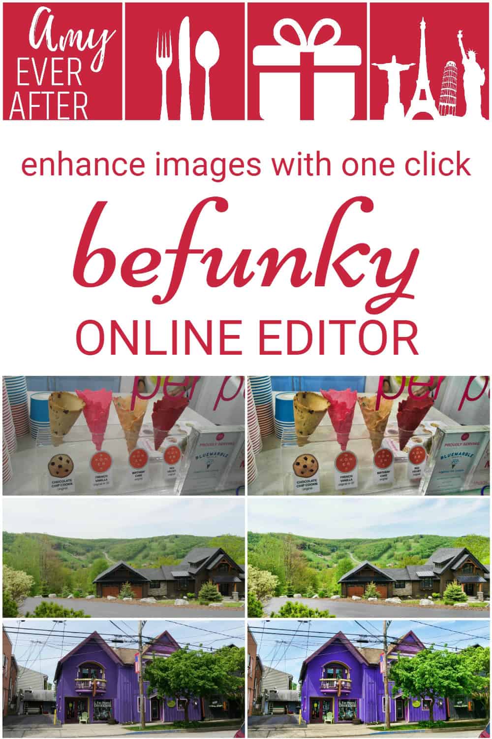How to enhance a photo online with befunky—in one click! | Amy Ever After