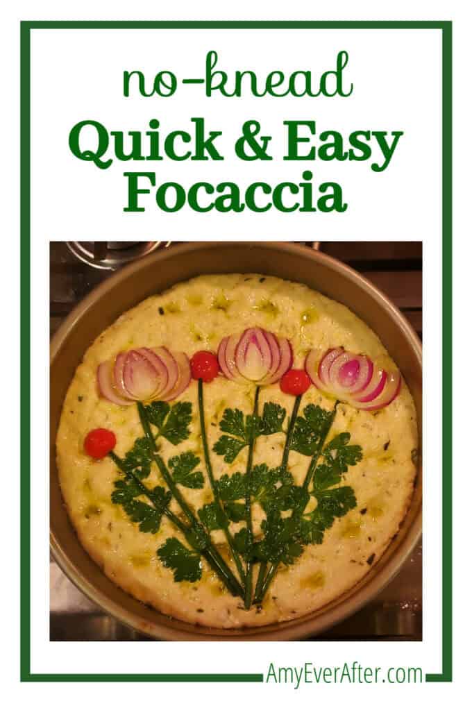 Quick and Easy Focaccia Recipe (No-Knead!) - Amy Ever After